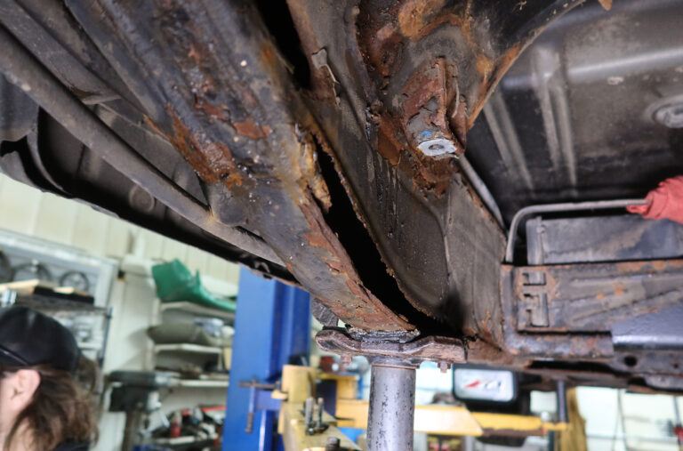 Frame Rust Repair - Lugnuts Garage